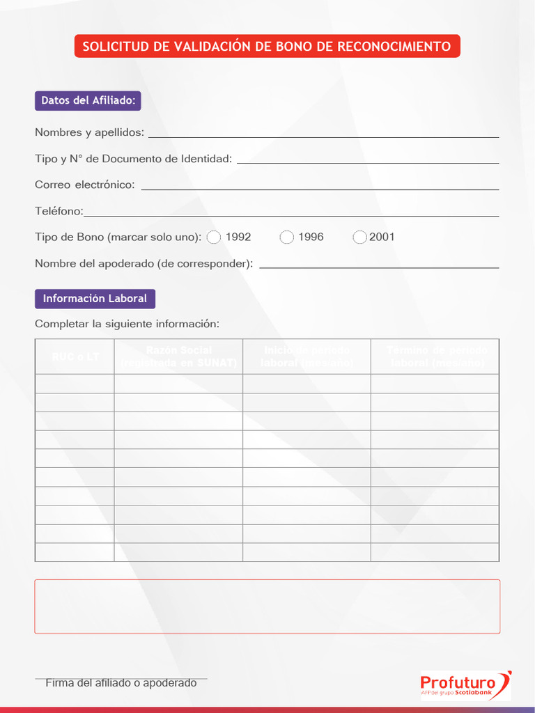 Solicitud de Validacion de Documentos BDR | PDF