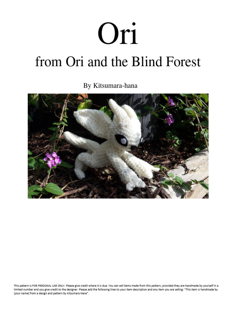 Ori Pattern | PDF | Crochet | Sewing