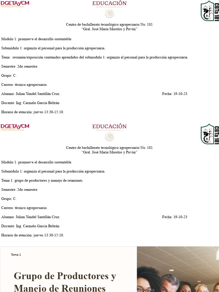 SUB1 Recursamiento Exposicion | PDF | Cooperativa | Organización sin ánimo de lucro