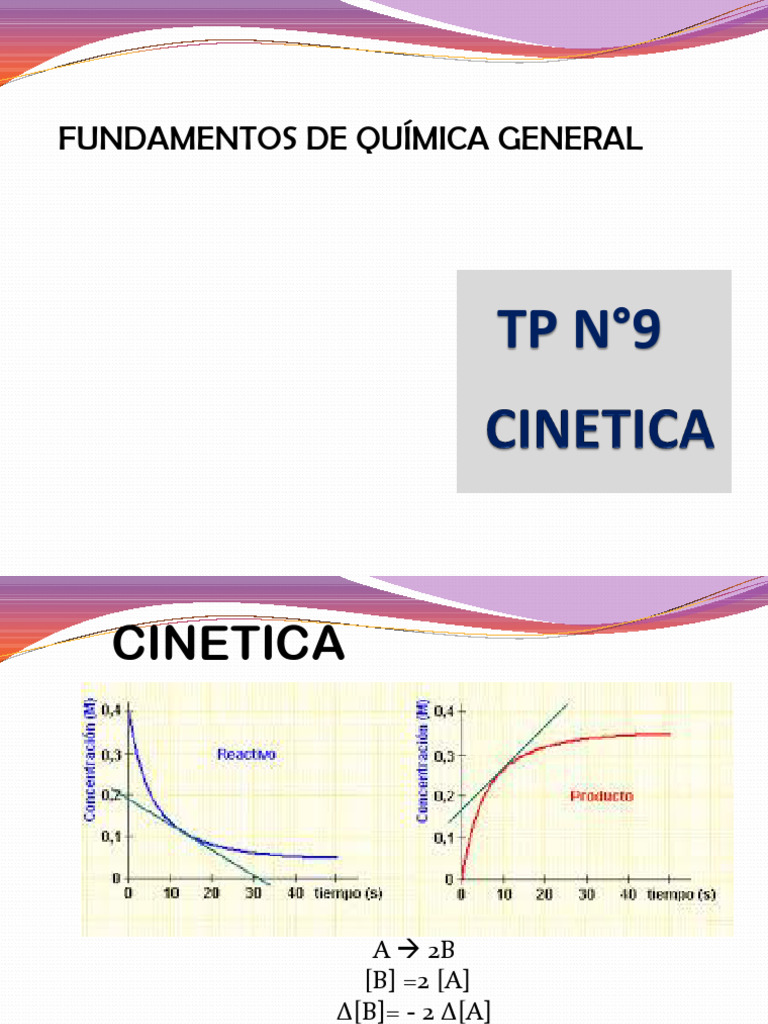 tp9 Resuelto - Cinetica | PDF | Cinética química | Velocidad de reacción