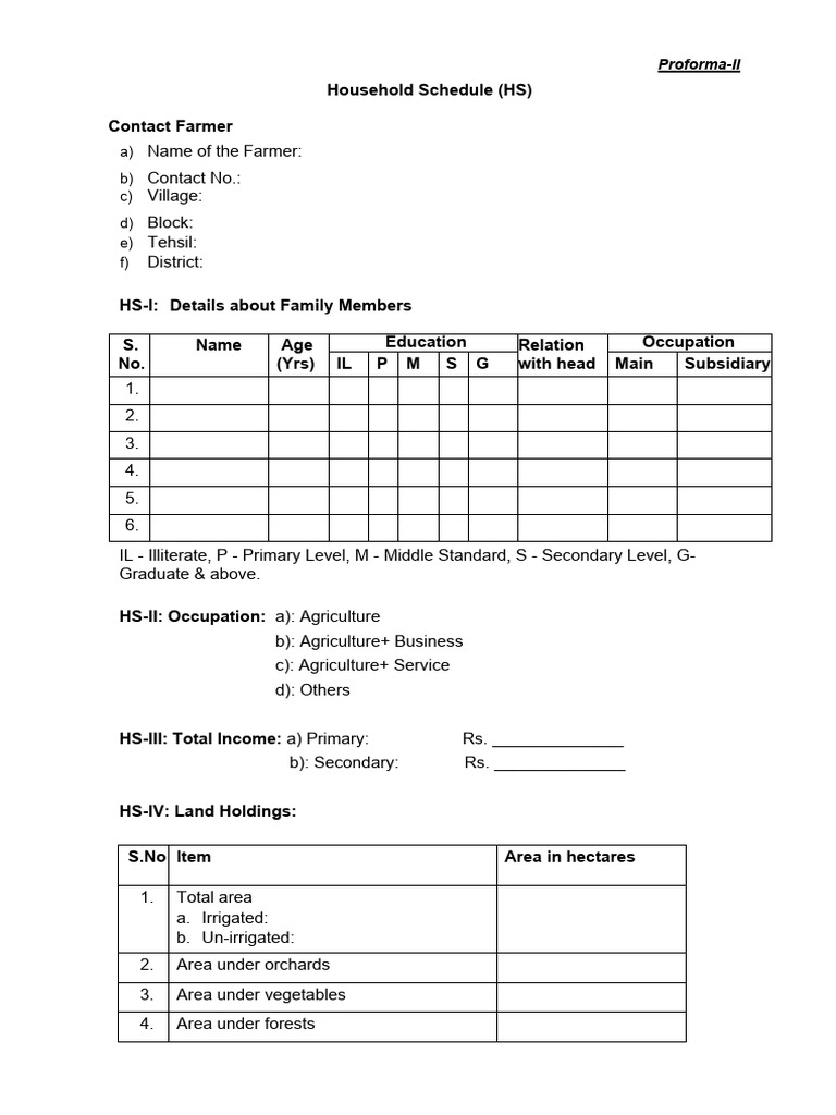Proforma 2nd | PDF | Agriculture | Soil