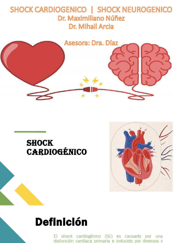 Shock Cardiogenico y Shock Neurogenico | PDF | Choque (circulatorio ...