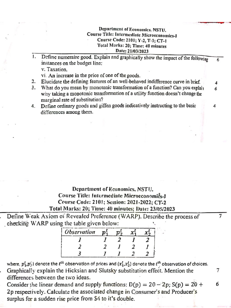 2.1 CT Ques (16th Batch) | PDF
