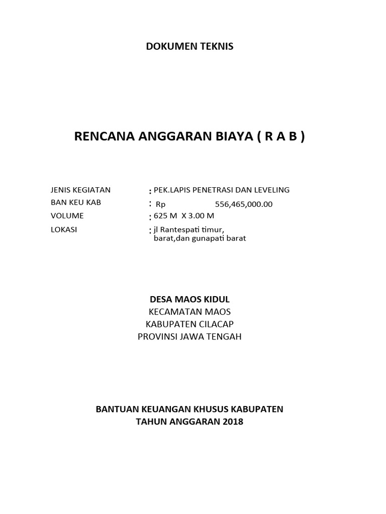 Rab Aspal Kalitugu | PDF