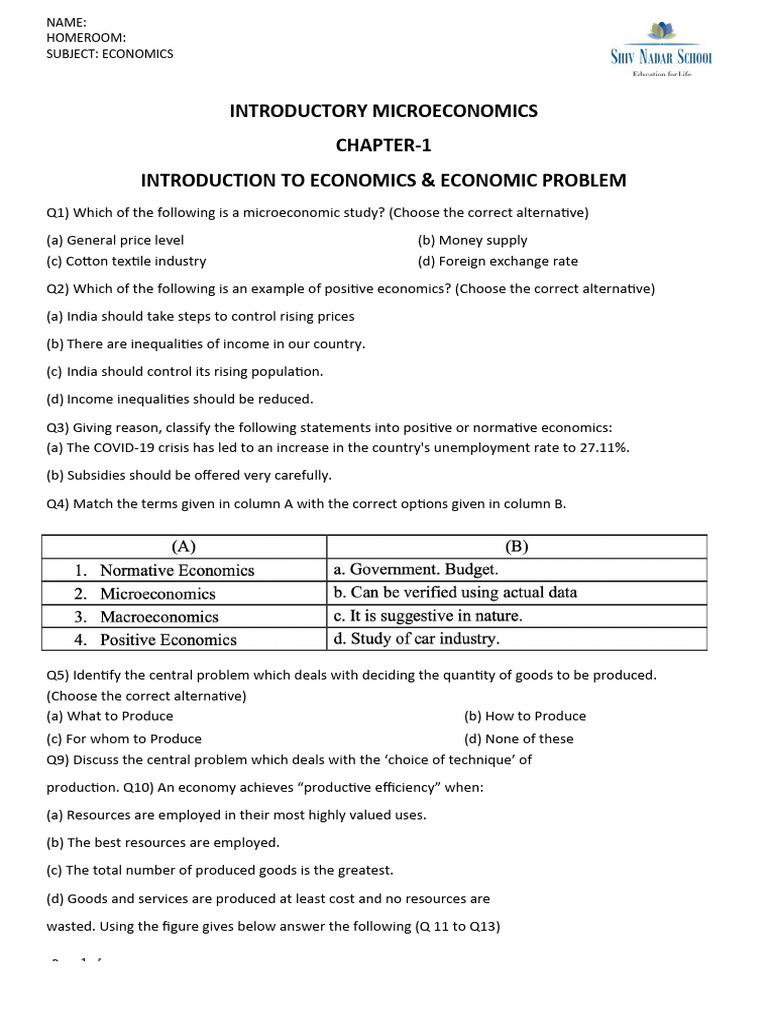 PPF Worksheet | PDF | Economics | Microeconomics
