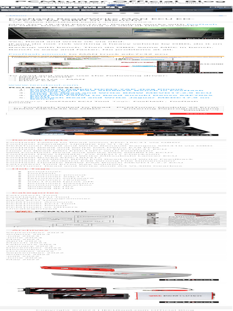 Foxflash ReadWrite MAN ECU EDC7C32 by OBD or Bench - PCMtuner Official ...
