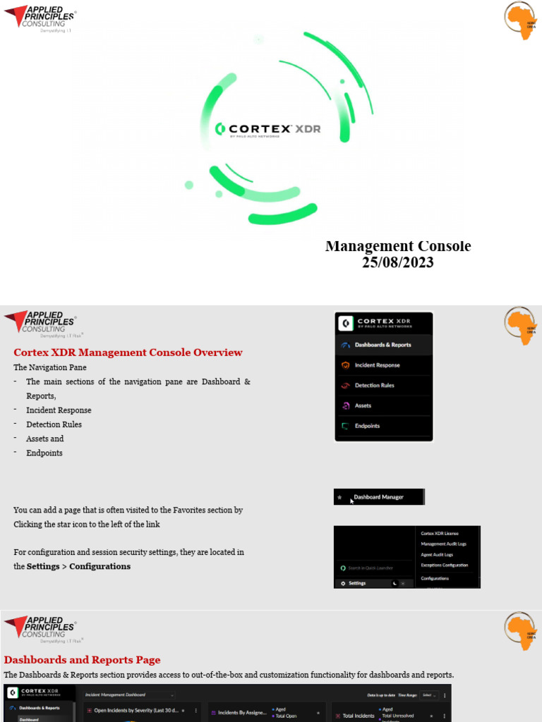 Cortex XDR Management Console Guide | PDF | System Software | Operating ...