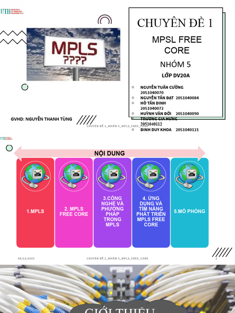 MPLS FREE CORE Nhóm 5 | PDF