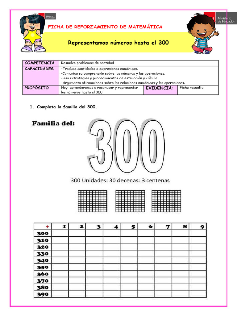 Ref Mat Representamos Numeros 300 | PDF | Informática
