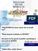 What Is Humss | PDF | Thought | Social Sciences