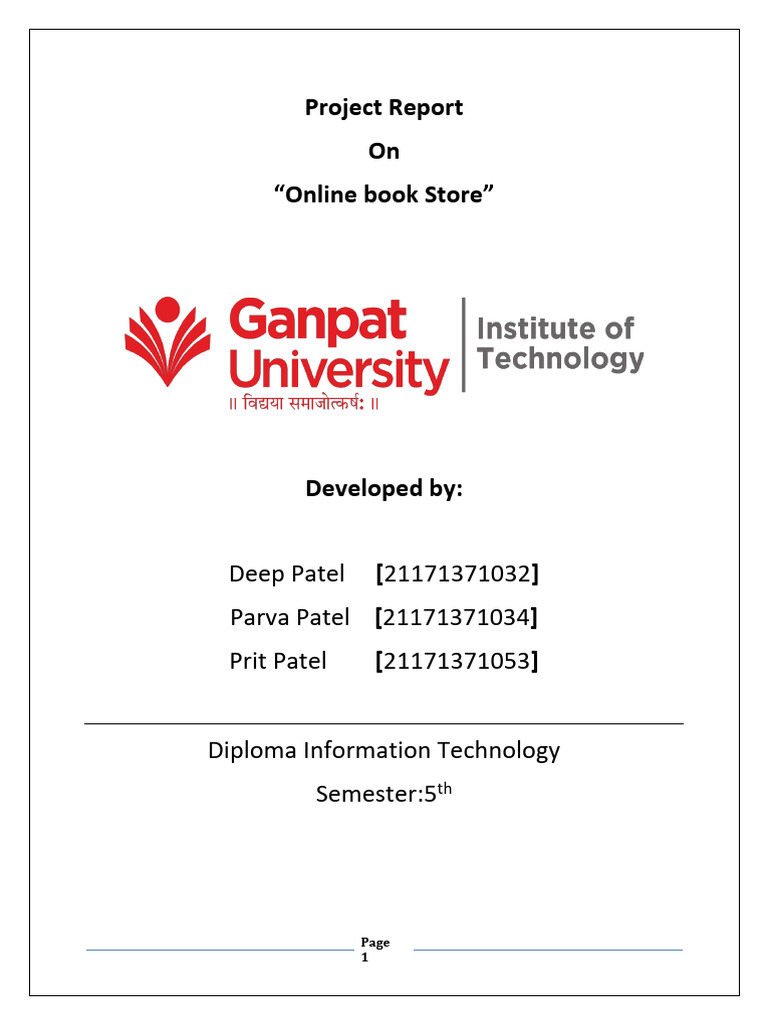 Online Book Store Project Report | PDF | My Sql | Php