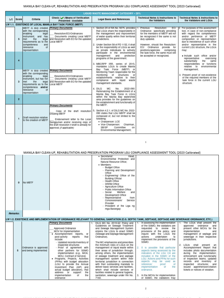 Lgu Ca | PDF | Sewage Treatment | Septic Tank
