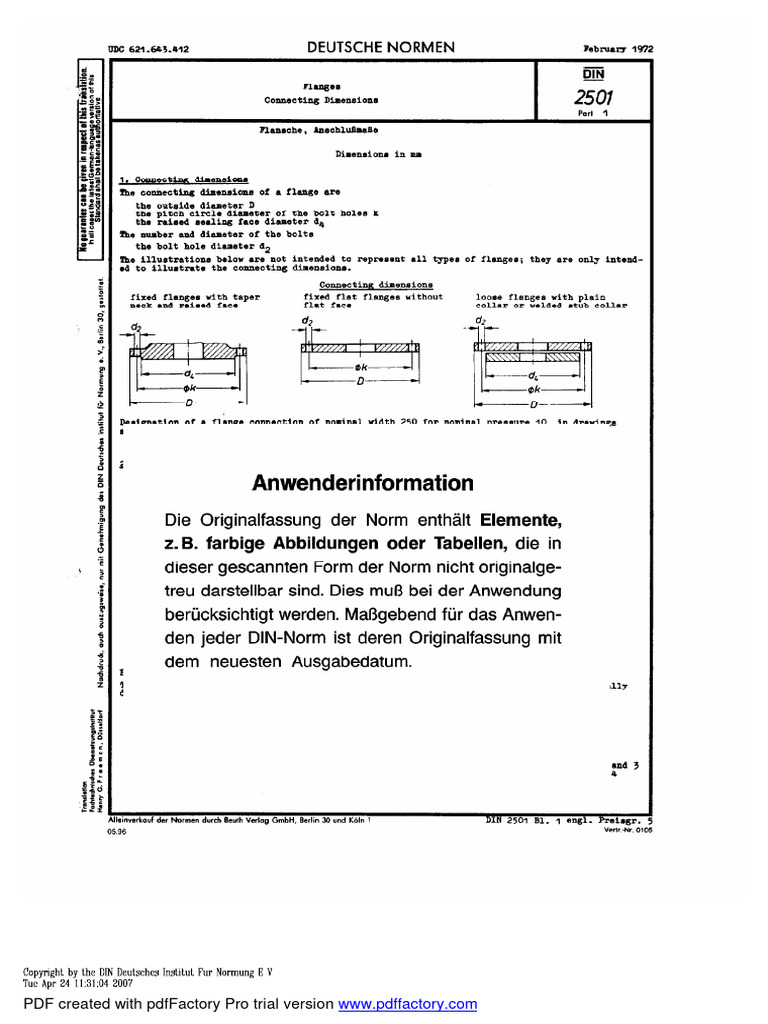 DIN 2501 - 1 Flnge - Connect | PDF