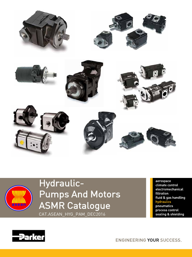 ASEAN ASMR Hydraulic Pumps and Motors | PDF | Pump | Bearing (Mechanical)