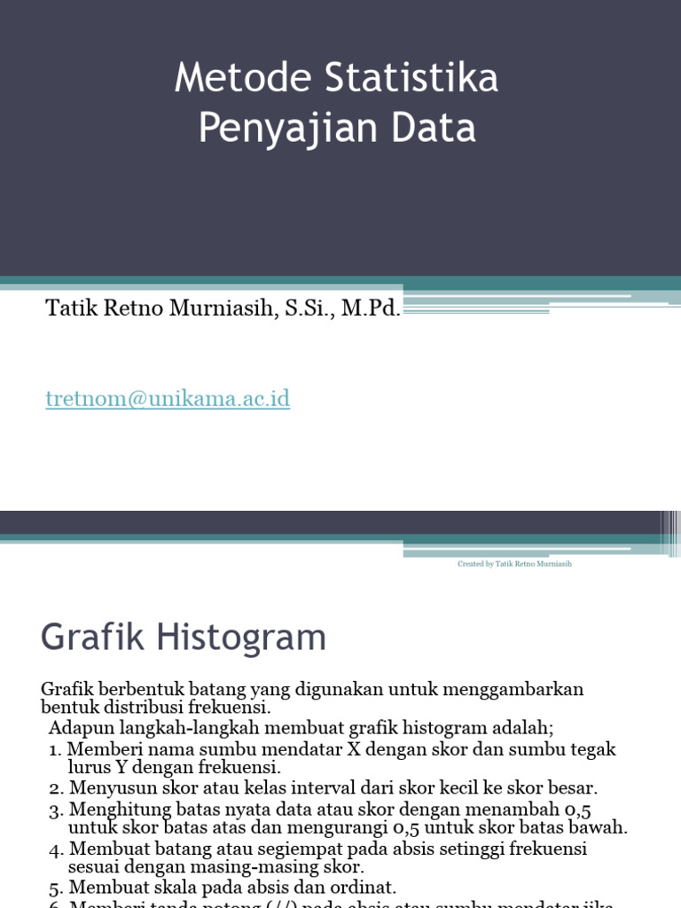 Penyajian Data | PDF