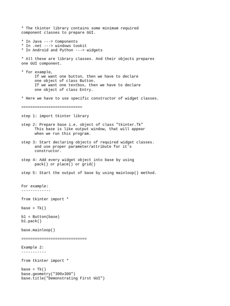 Gui Information I Pdf Class Computer Programming Software Engineering