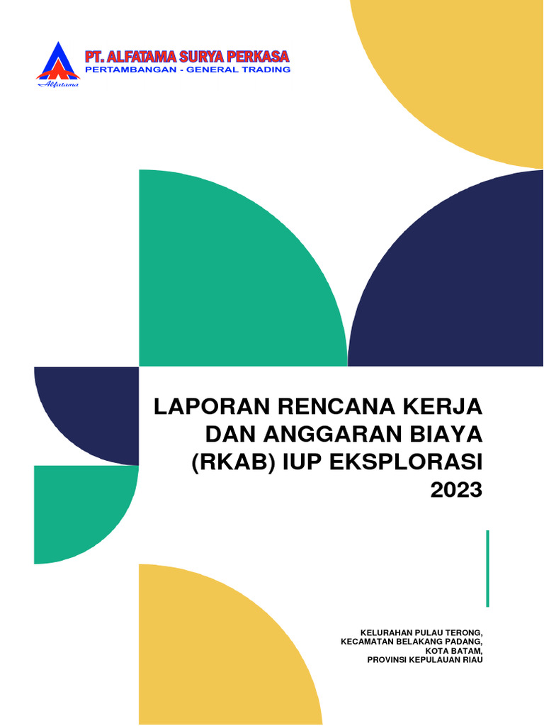 (Revisi) Rkab 2023 PT Asp SK Iup No 746 | PDF