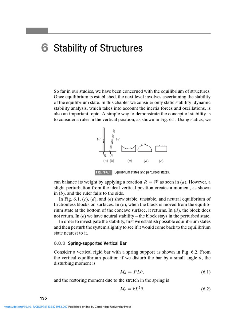 Stability of Structuresh | PDF | Physical Quantities | Physical Sciences