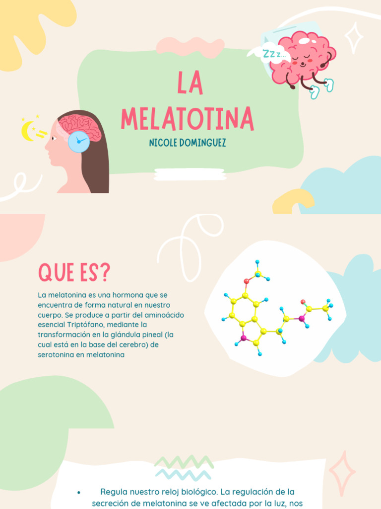 Presentacion de Melatonina | PDF