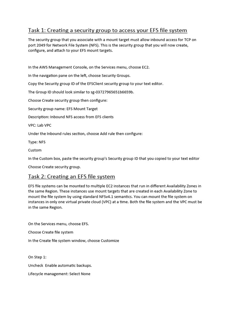 Aws Module 4 | PDF | File System | Secure Shell