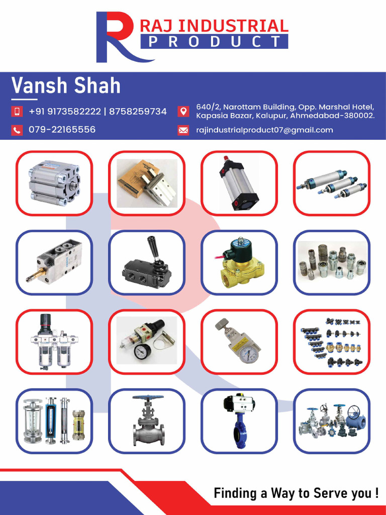 Raj Industrial Product Catlog 1 1615355706822 PDF | PDF