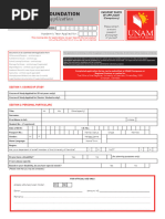 UNAM Online Application Guide | PDF