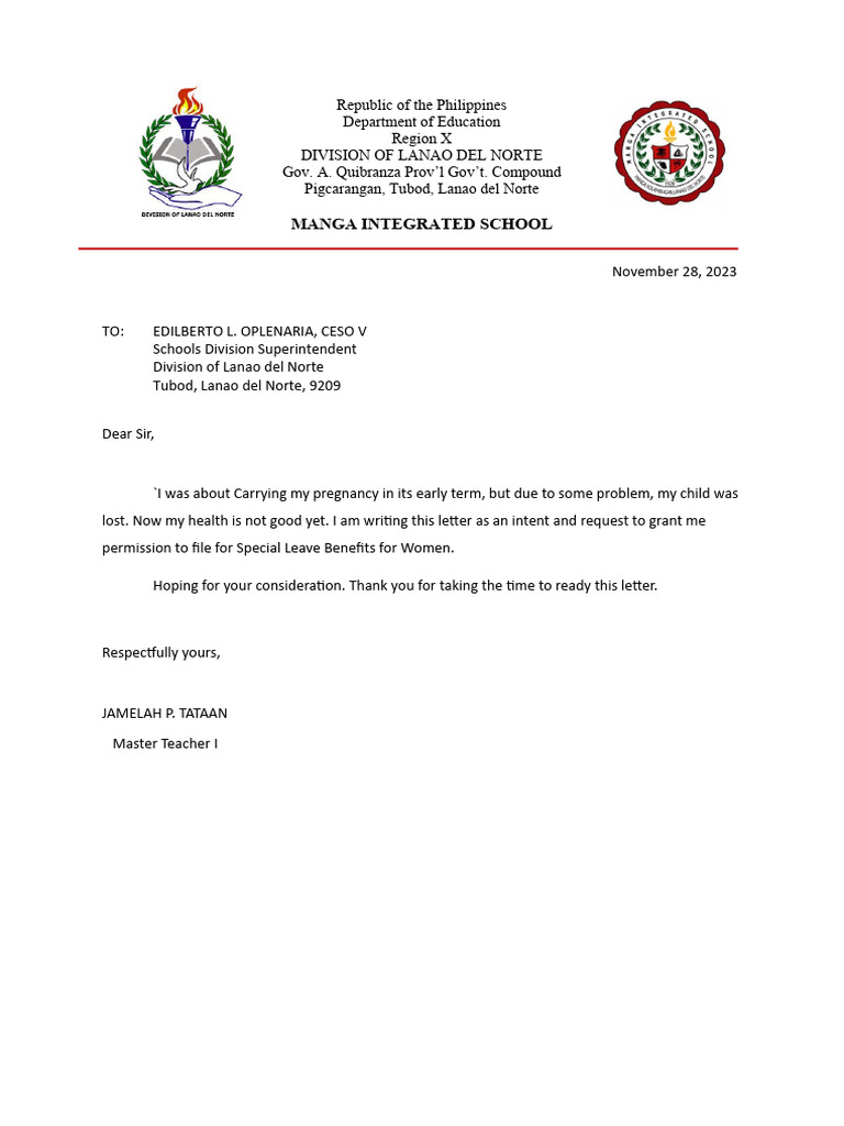 Intent Letter | PDF