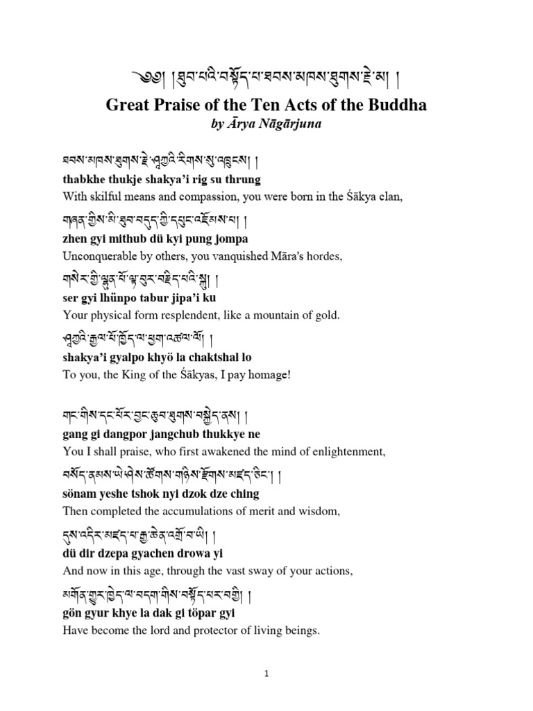 Dzongsar Monlam Compilation of English Prayers v2.2 | PDF