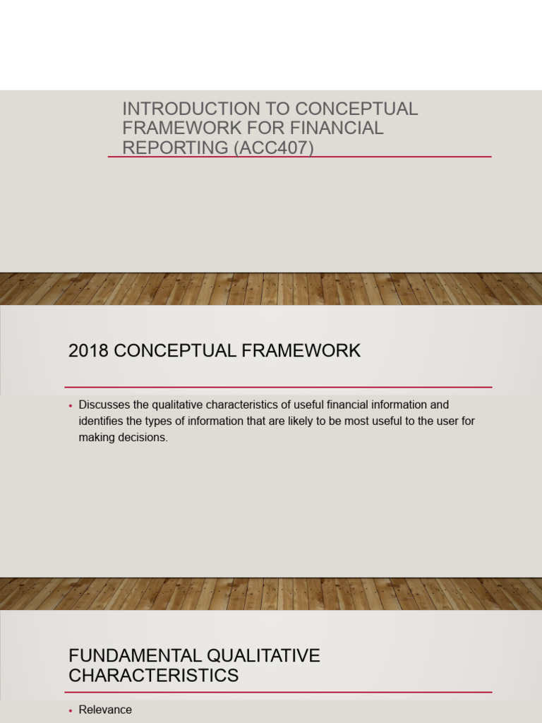 TOPIC 2 INTRODUCTION TO CONCEPTUAL FRAMEWORK - PPTX 1 | PDF ...