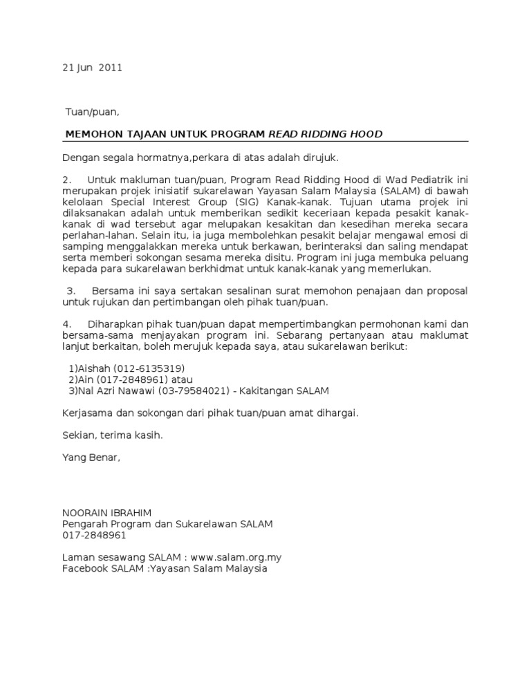 Tajaan Program Kanak-kanak Wad | PDF | Pengembangan Diri