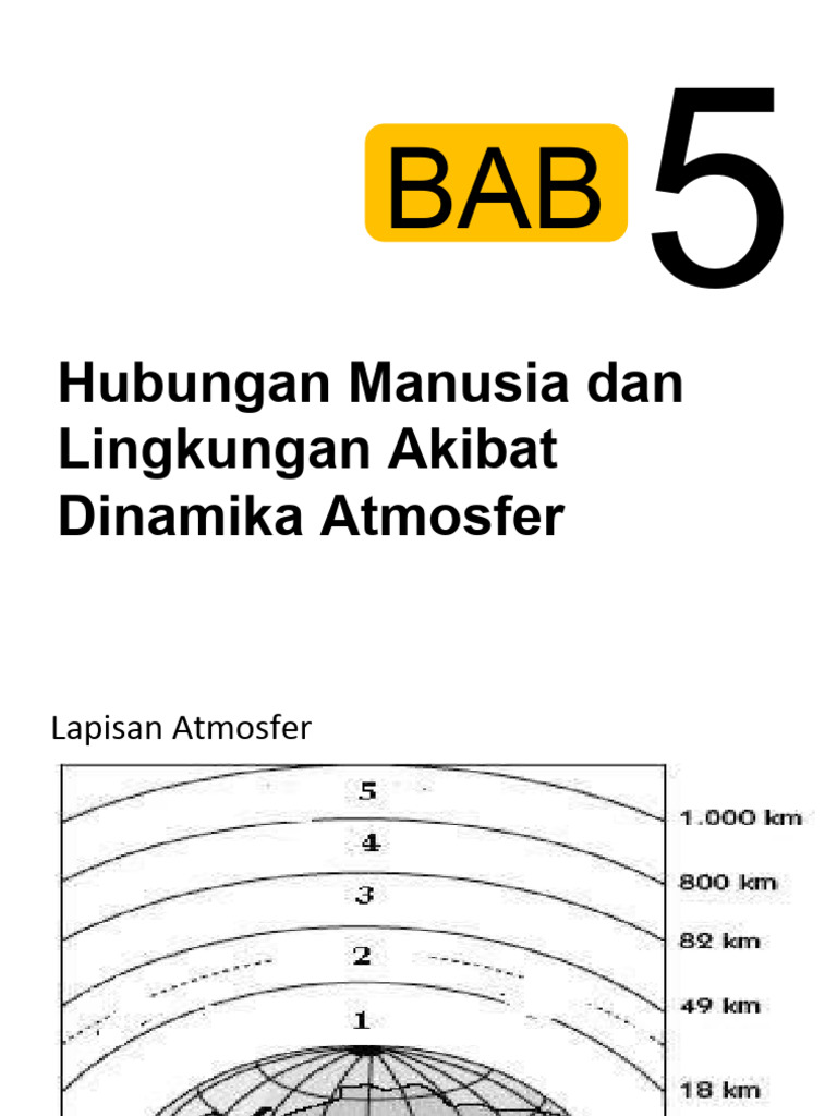 Bab 5 ATMOSFER Daring | PDF | Sains & Matematika