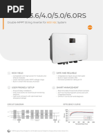 Sungrow 125CX-P2 Datasheet V4 EN | PDF | Alternating Current | Mains ...