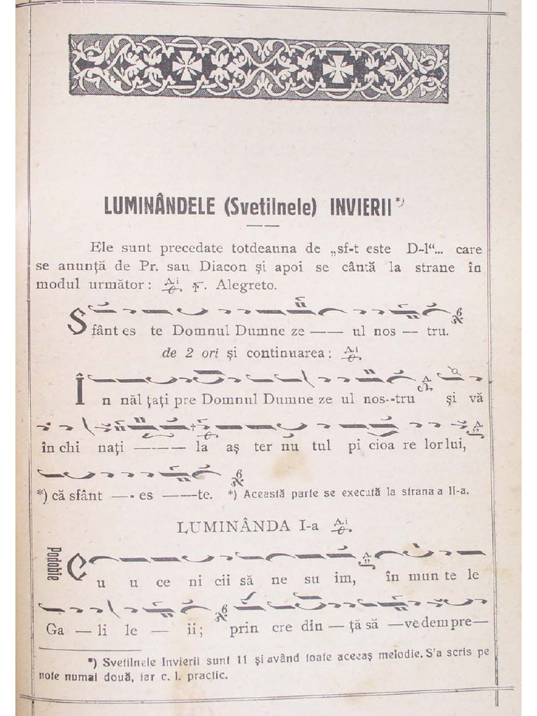 Sfânt Este Domnul Dumnezeul Nostru (p.189) From Anastasimatar, Stupcanu ...