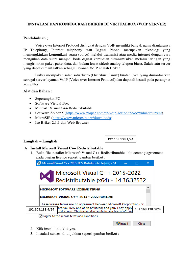 Instalasi Dan Konfigurasi Briker Di Virtualbox-Final | PDF
