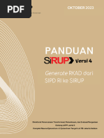 Panduan Admin SiRUP Versi 3 PPE Daerah | PDF