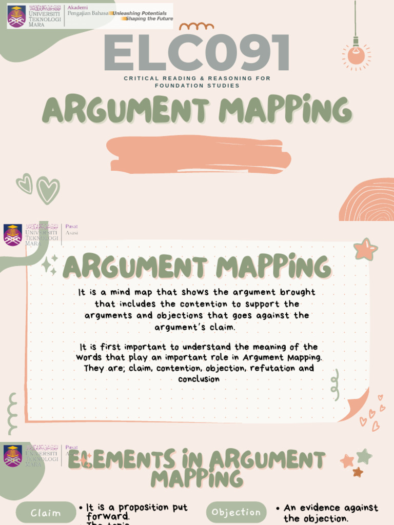 ELC091 Argument Mapping | PDF | Argument | Evidence