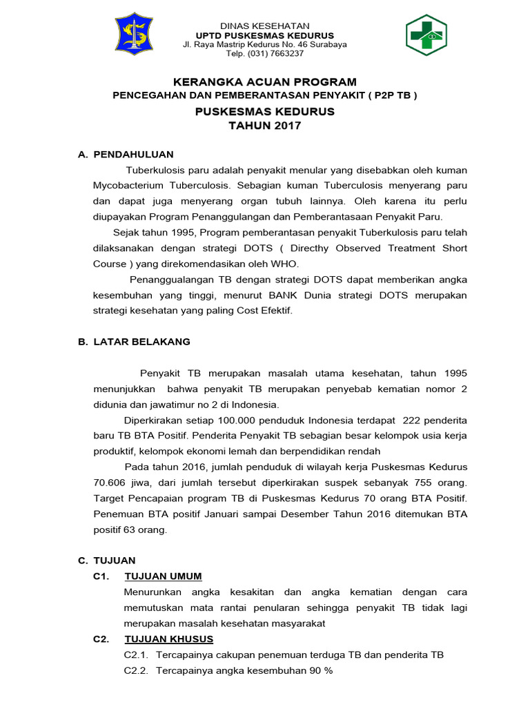 Kak Program TB | PDF