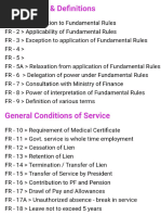 FR & SR and Service Rules (Fundamental Rules & Supplementary Rules and ...