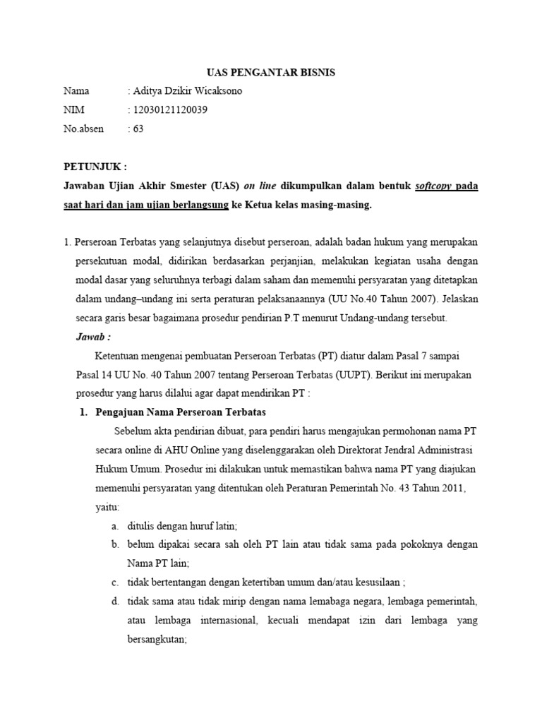 Introduction To Business Pdf