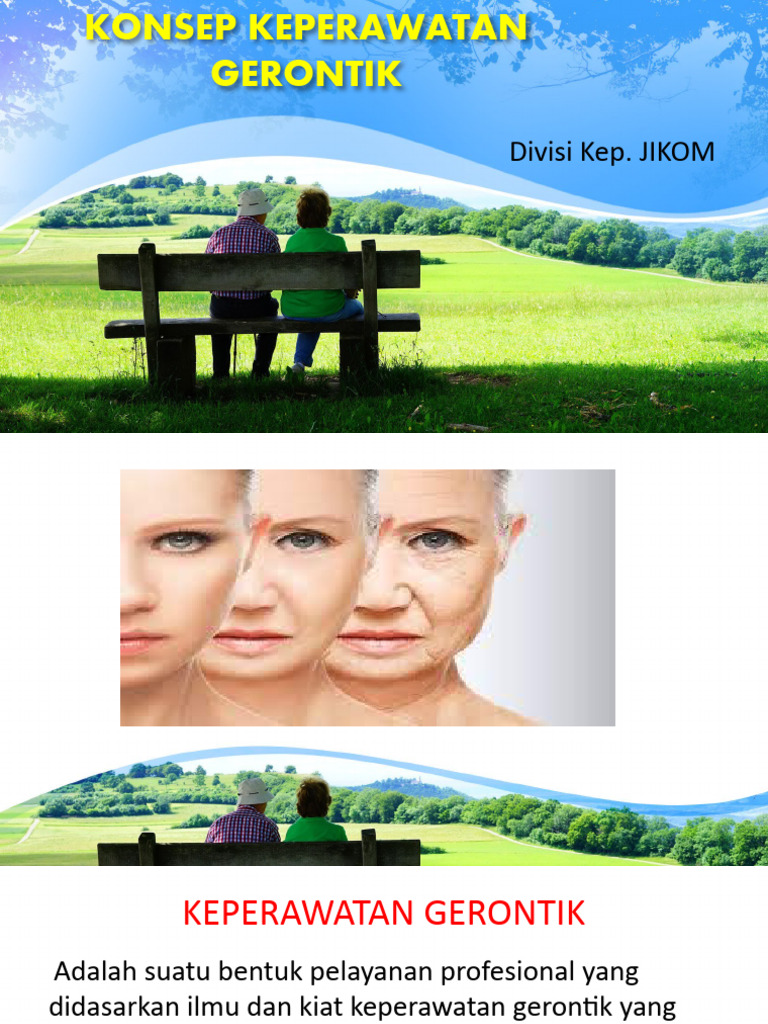 Konsep Dasar Keperawatan Gerontik | PDF | Pengembangan Diri | Kesehatan Holistik