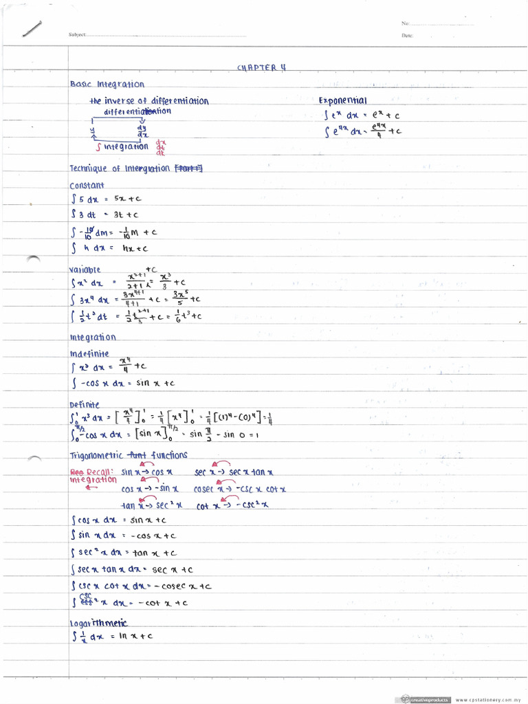 Basic Integration | PDF