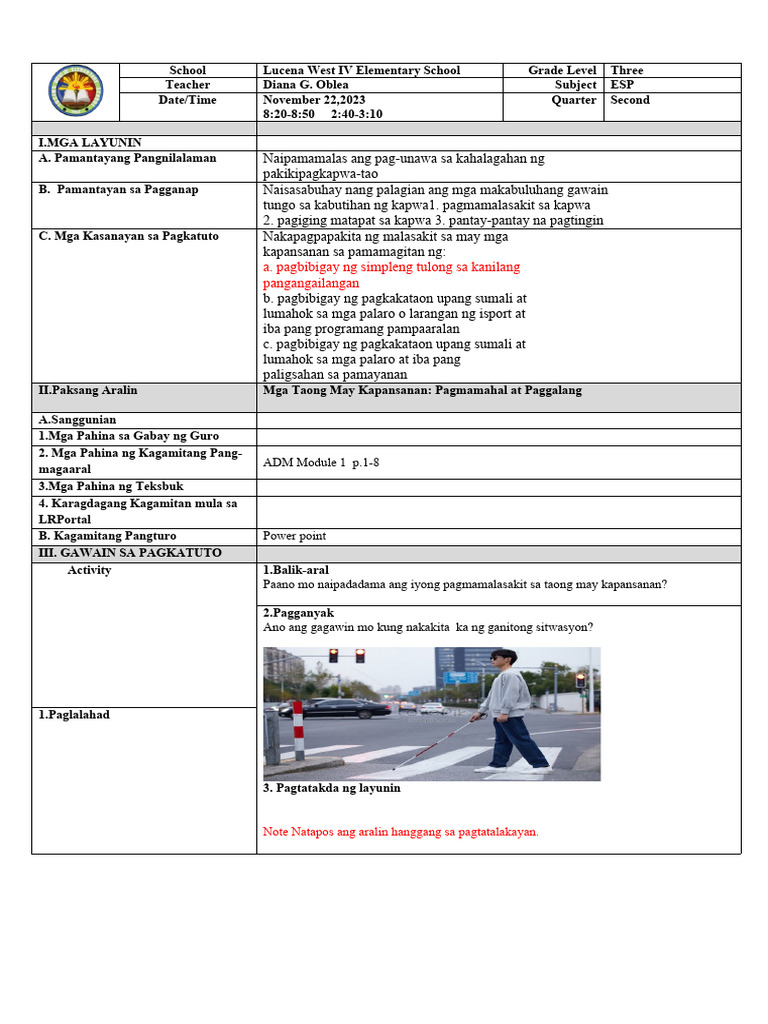 2nd-ESP WEEK 3 Day 2 | PDF