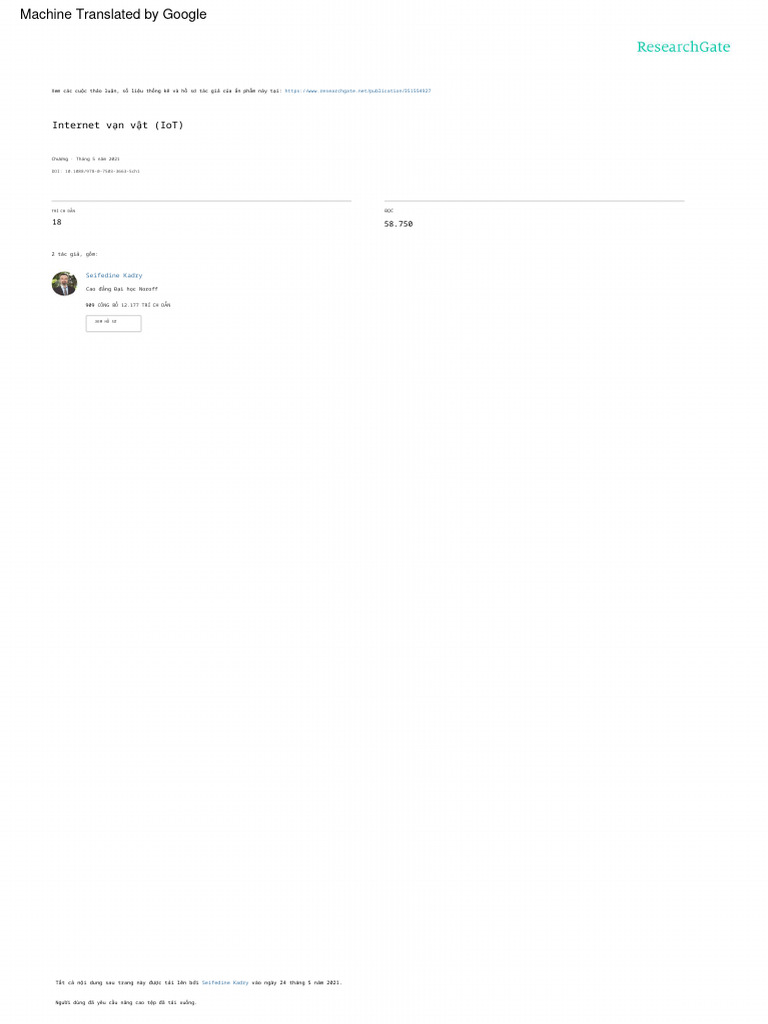 Internet of Things IoT | PDF