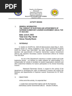 SELG Accomplishment Report Q1 2023-2024 | PDF