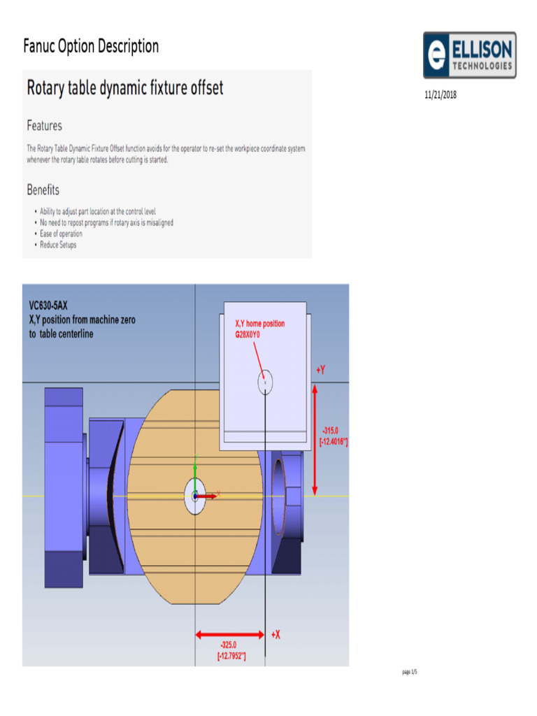 CNC G54 Work Coordinate Setup | PDF