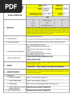 DLL General Biology 1 Quarter 1 Week 5 | PDF | Multiple Choice | Meiosis