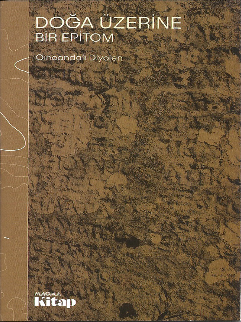 Oinoandali Diyojen Doga Uzerine Bir Epitom | PDF