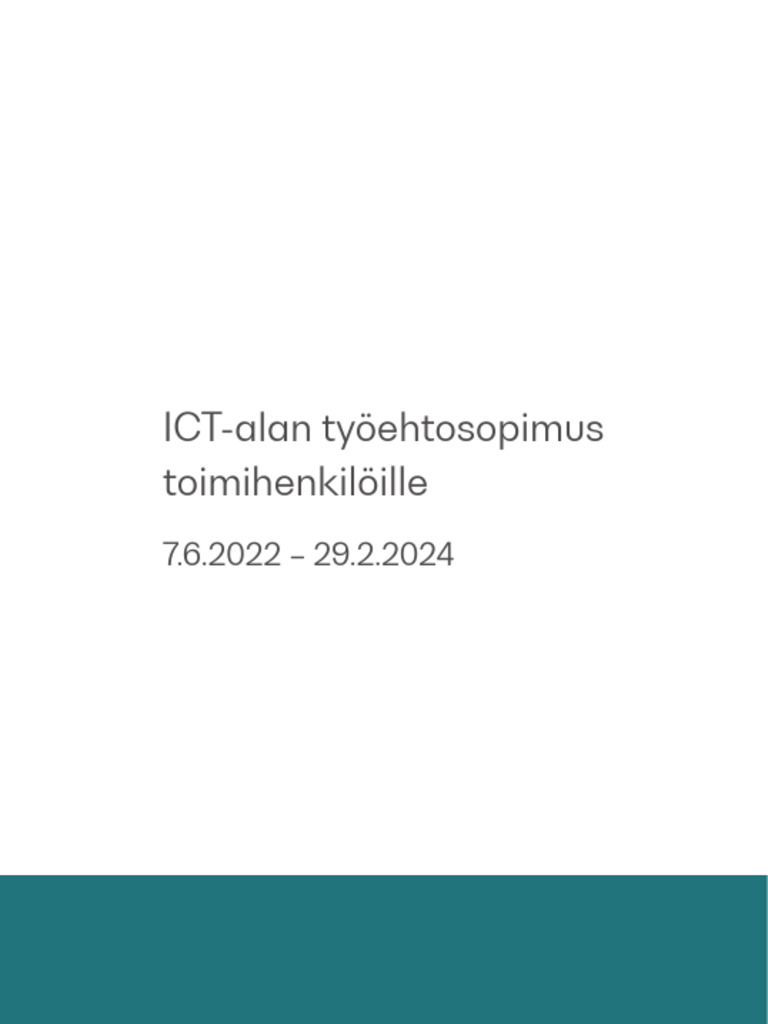 ICT Alan Toimihenkilotes 2022 2024 Final | PDF