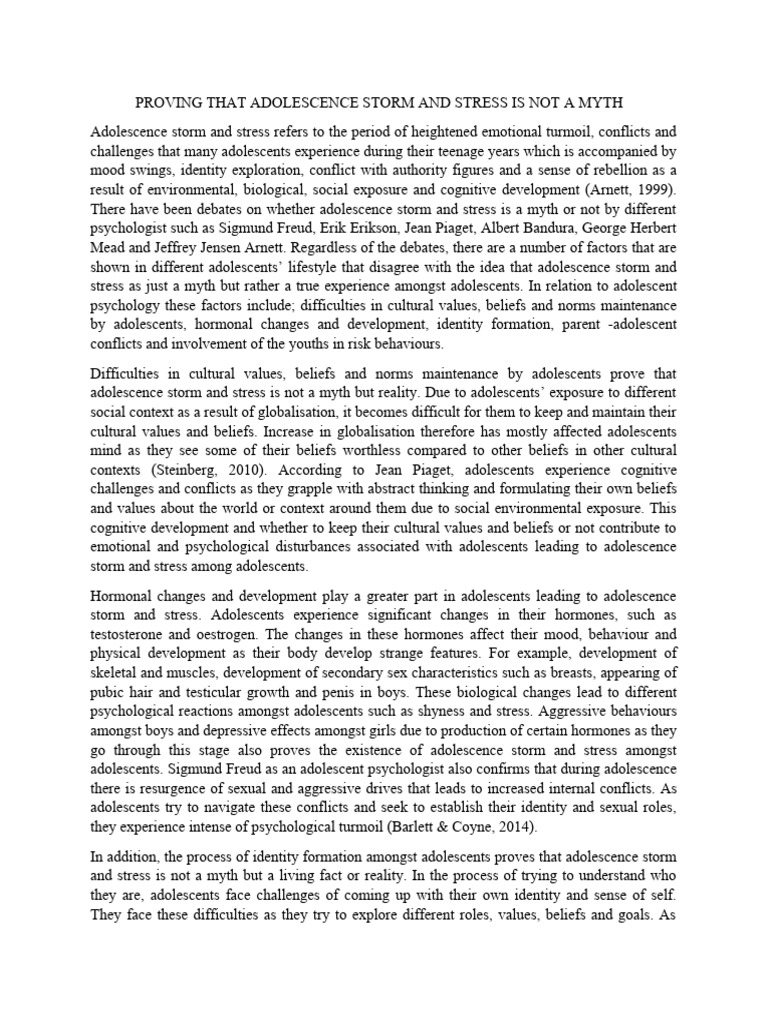 Adolescent Psychology Abel Phiri | PDF | Adolescence | Identity (Social ...