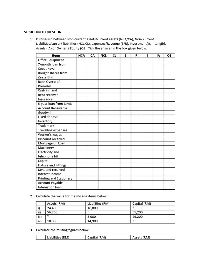 Tutorial Topic 3 | PDF | Debits And Credits | Expense
